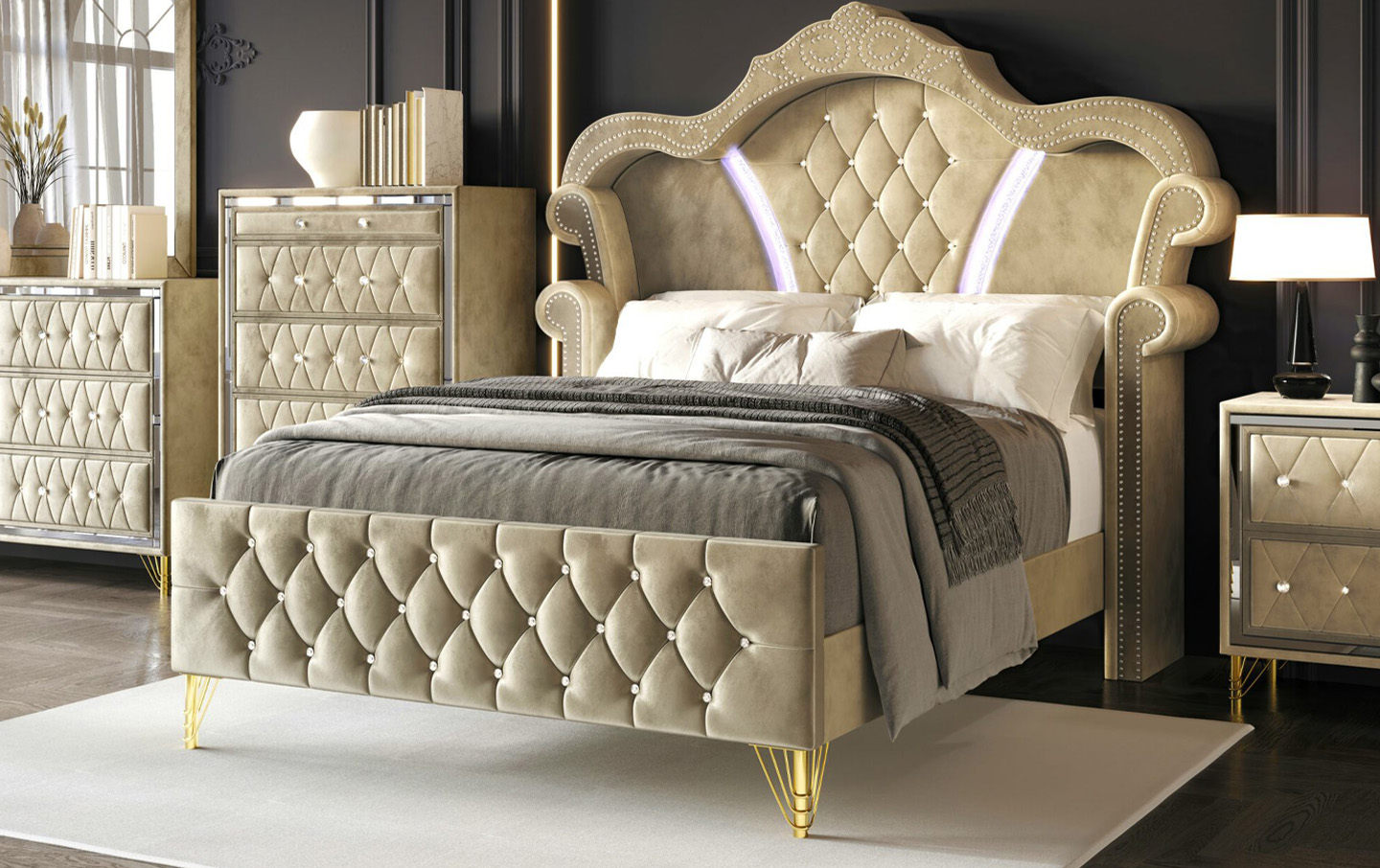 Vanna Bed - Furniture Depots